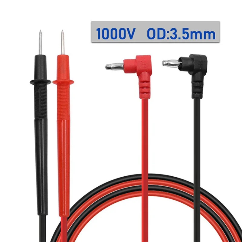 10A 1000V Probe Test Leads 70cm Universal Digital Thin Tip Needle Multi ...