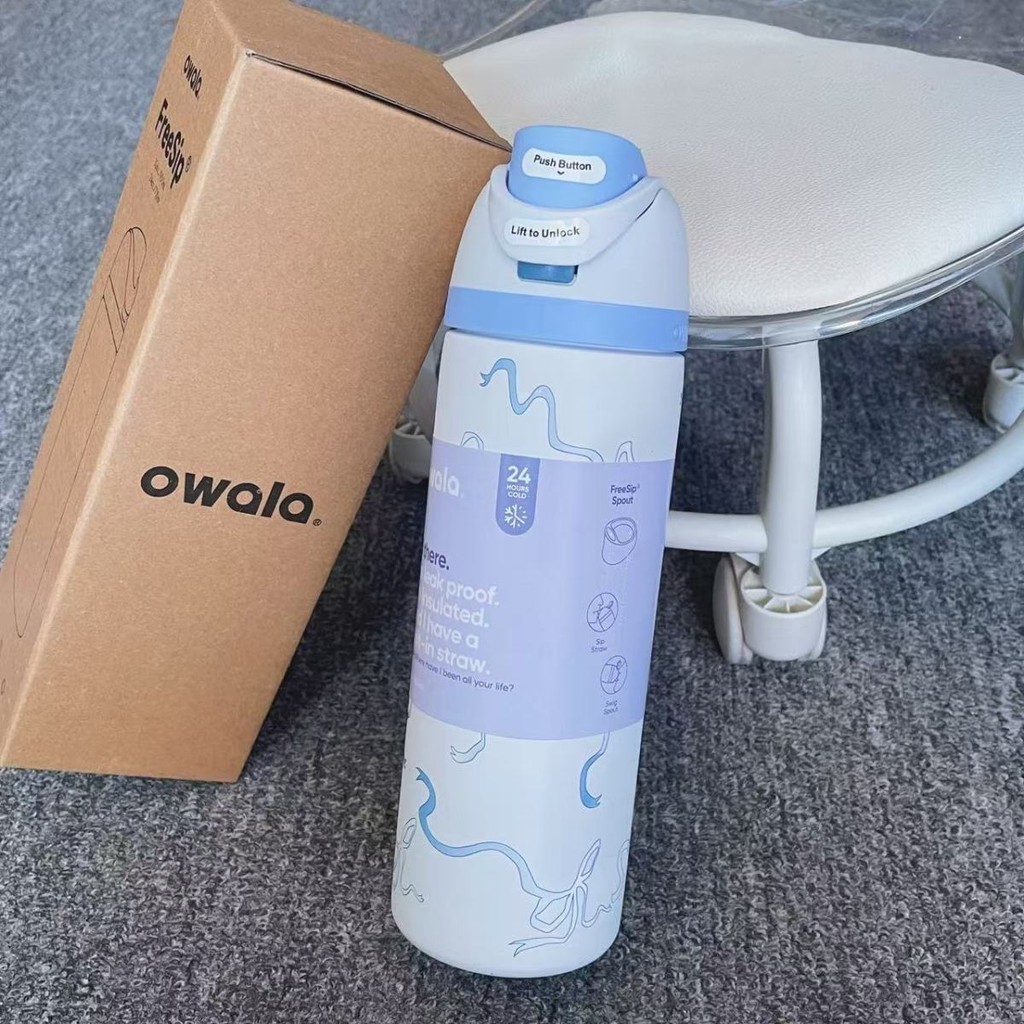 Owala Bow Thermos Cup Bomb Lid Cup Stainless Steel Water Cup 24oz, 32oz ...