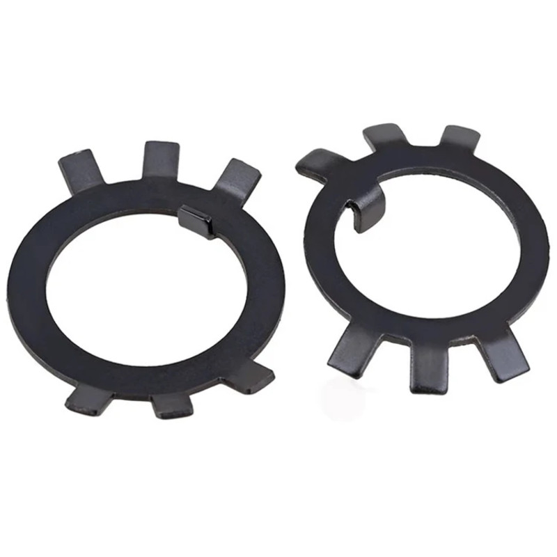 M10 M12 M14 M16-M60 Black Carbon Steel Round Nut Lock Washer GB858 ...