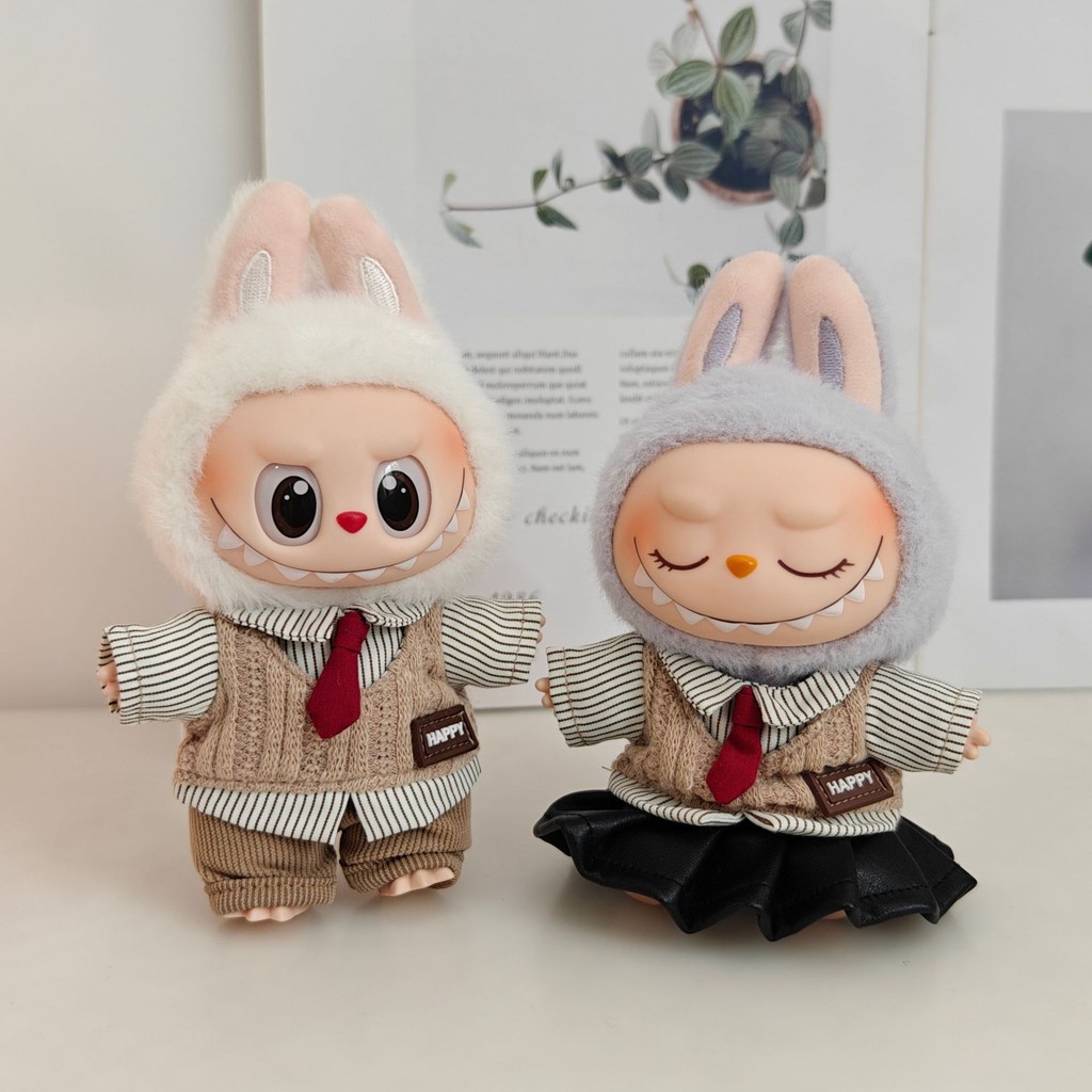 V1&V2&V3 Labubu doll Clothes Sitting Labubu Party Couple Clothes Straps ...