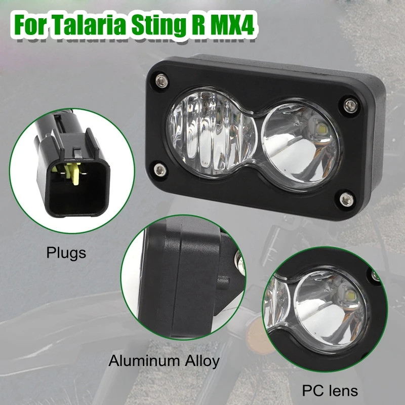 3" Floodlight Headlight Kit Plug N Play Spotlight Flood Combo LED Light ...