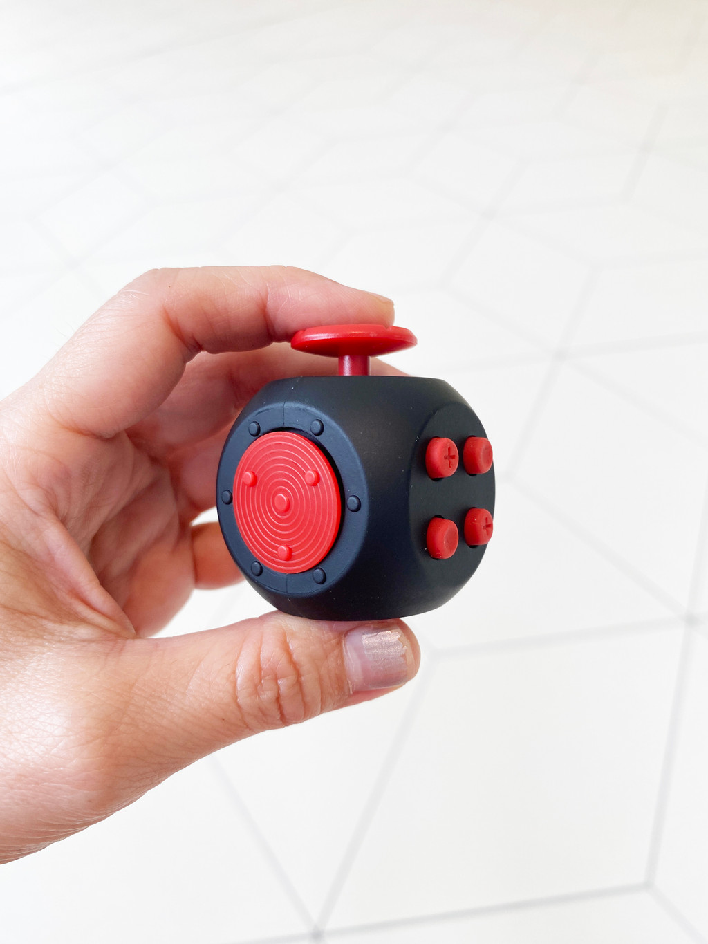 Pocket Round Fidget Cube Reduce Stress And Anxiety (RANDOM COLOR ...