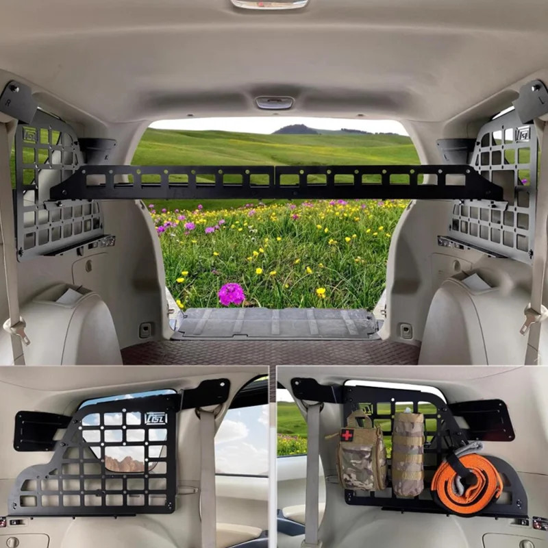 Fit for Mitsubishi Outlander 2007-2011 Rear Trunk Shelf Modular Storage ...