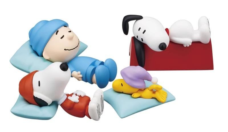 Ready Stock Japanese Genuine TOMY Snoopy Collectible Rest Time Nap ...