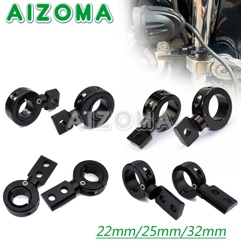 22mm/25mm/32mm Motorcycle Engine Guard Fog Light Lamp Mounting Bracket ...