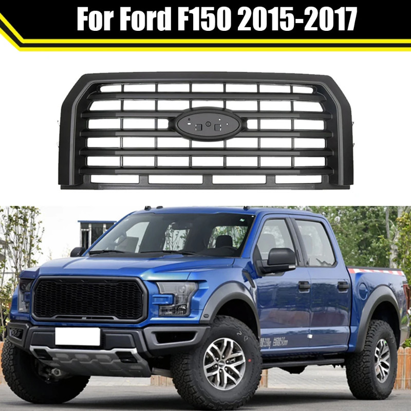 Front Raptor Hood Grille For Ford F150 2015 2016 2017 Car Mesh Cover ...