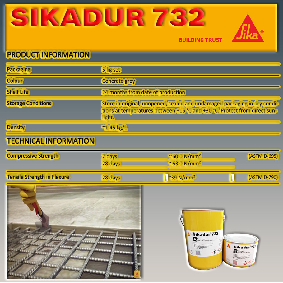 SIKA Sikadur-732 ( A+B ) 5KG Epoxy Raisin Bonding | Shopee Malaysia