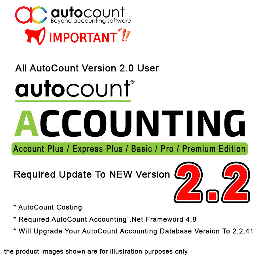 AutoCount Account Plus / Express Plus / Basic / Pro / Premium Edition 2 ...