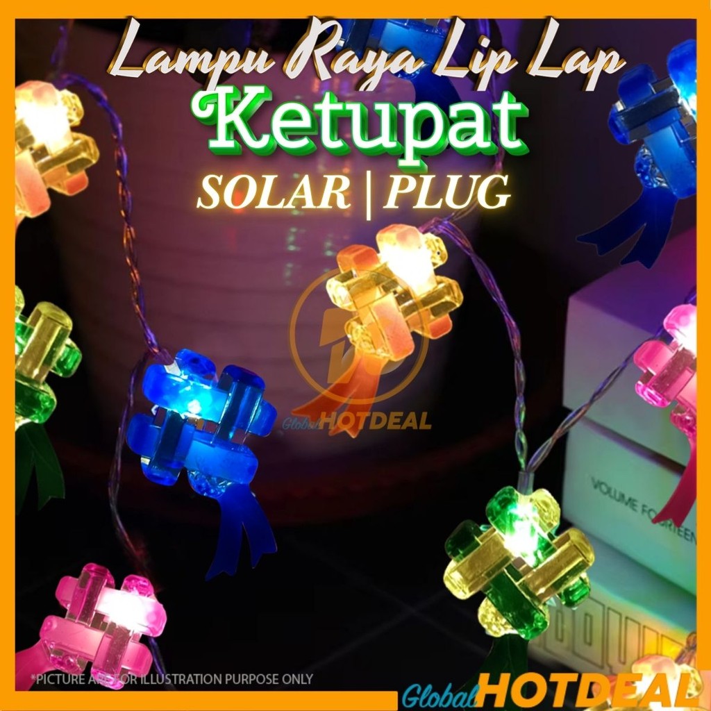 RAYA 2025 Solar / Plug Lampu Raya Lip Lap Ketupat Raya Lampu Raya ...