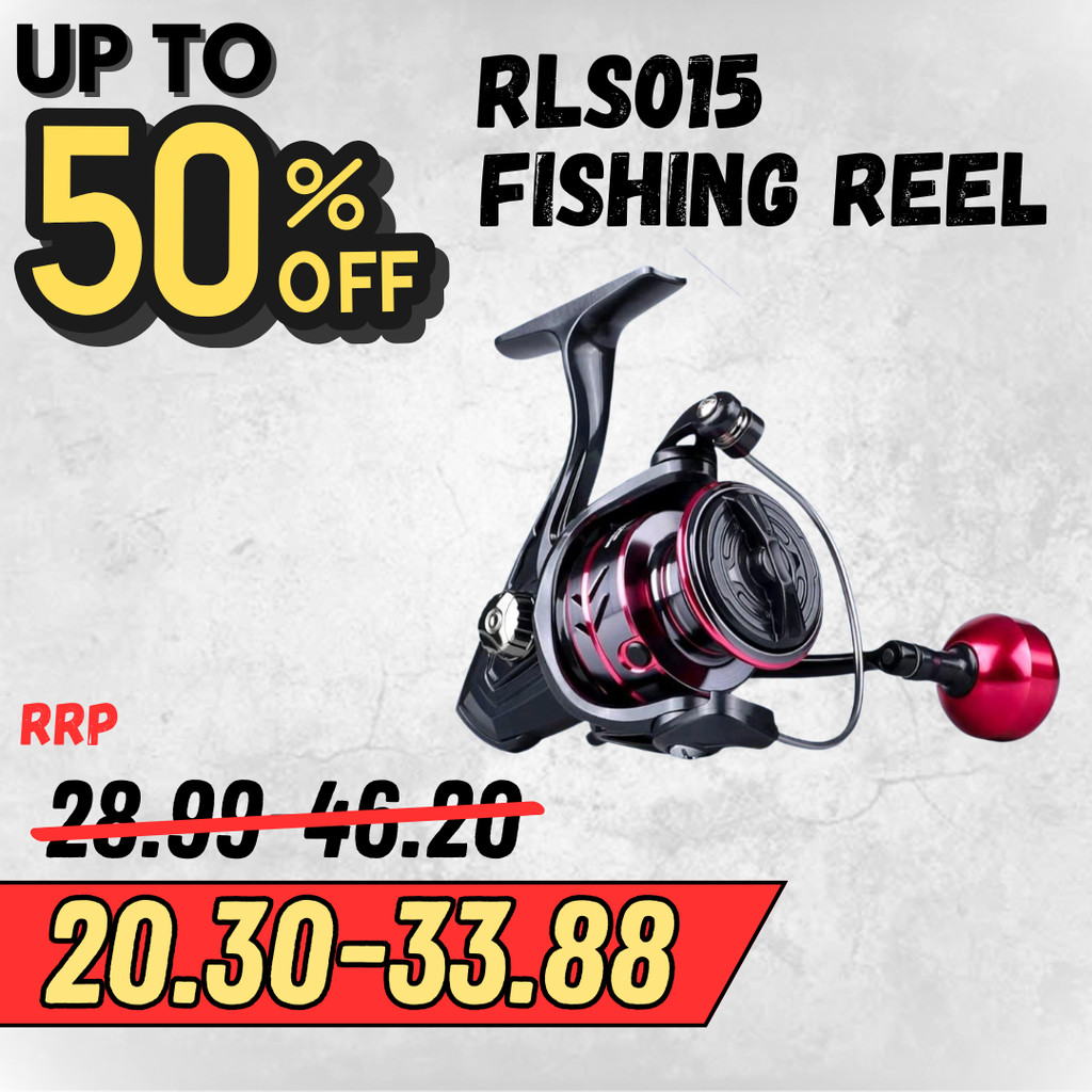 【RLS015】Long Cast Spinning Reel murah HB500-7000 5.2:1 Stainless Steel ...