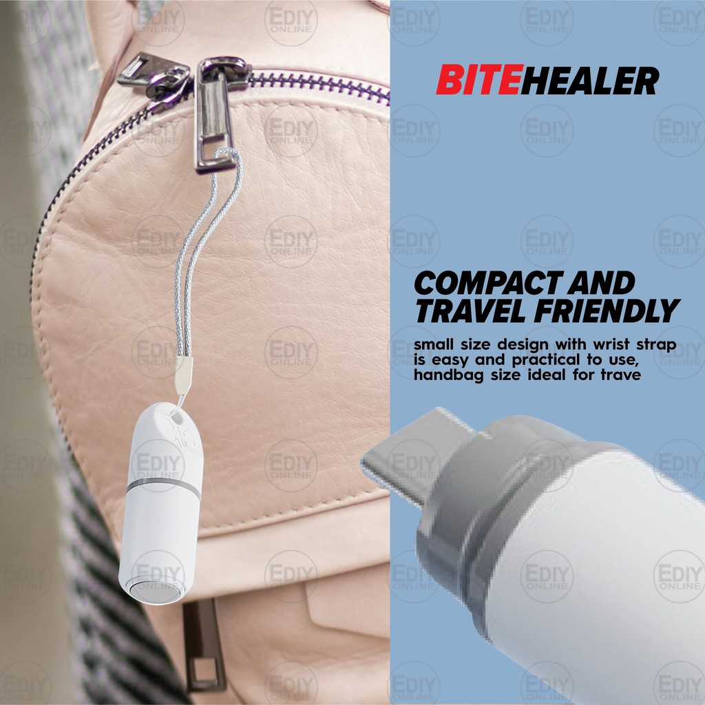 Muji-style Rechargeable Mosquito Bite Helper Anti Itch Relief Device Infrared Insect cure ...
