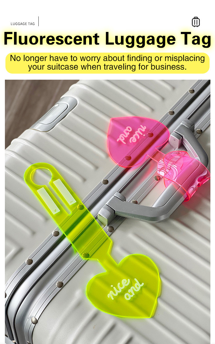 stainresistant Luggage license plate Luggage labels Bright Easy to ...