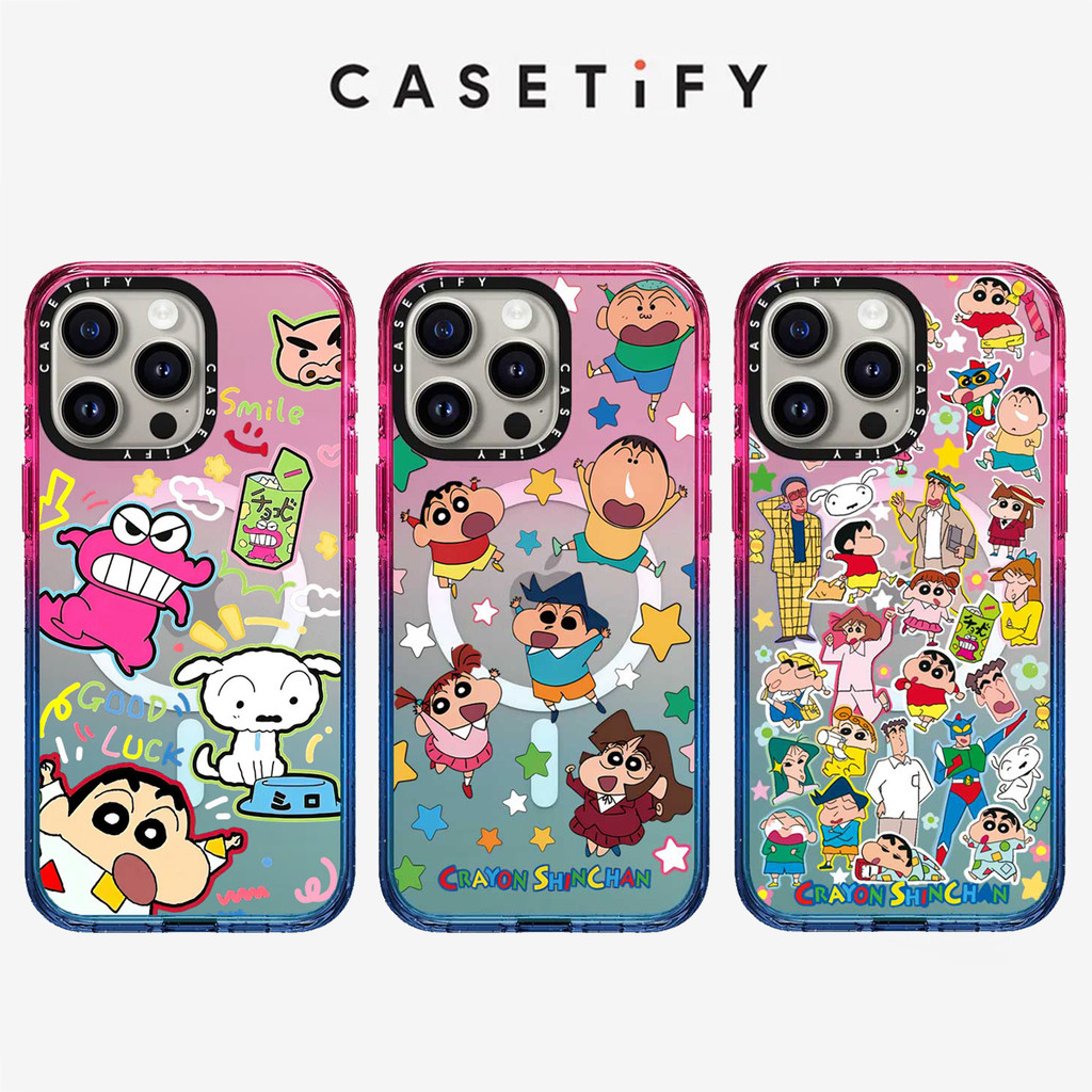 Magnetic Casing Cotton Candy Crayon Shin chan hard Phone Case For ...