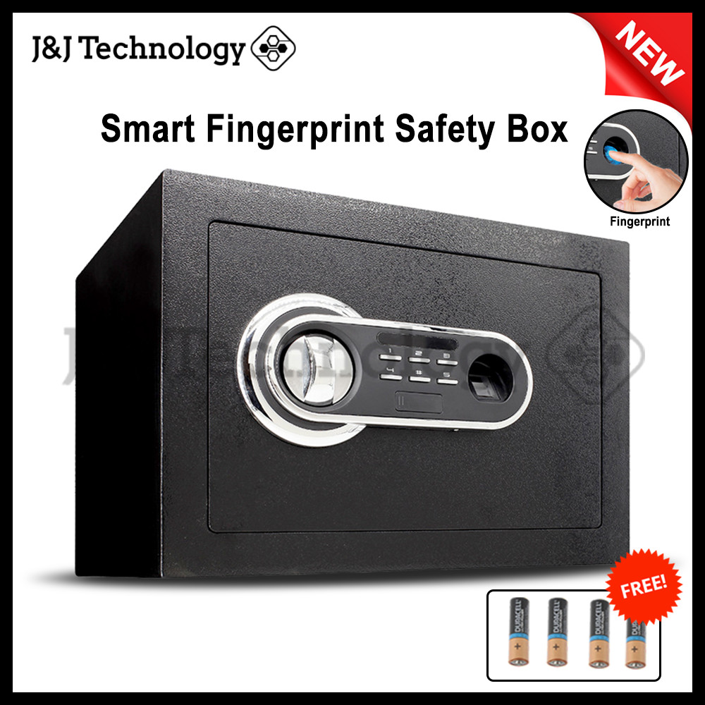 JNJ Technology Premium Safety Box Home Office Hotel Digital Safe Box ...