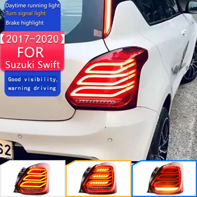 Car Styling for Suzuki Swift Tail Light 2017-2020 Swift Sport LED Tail ...