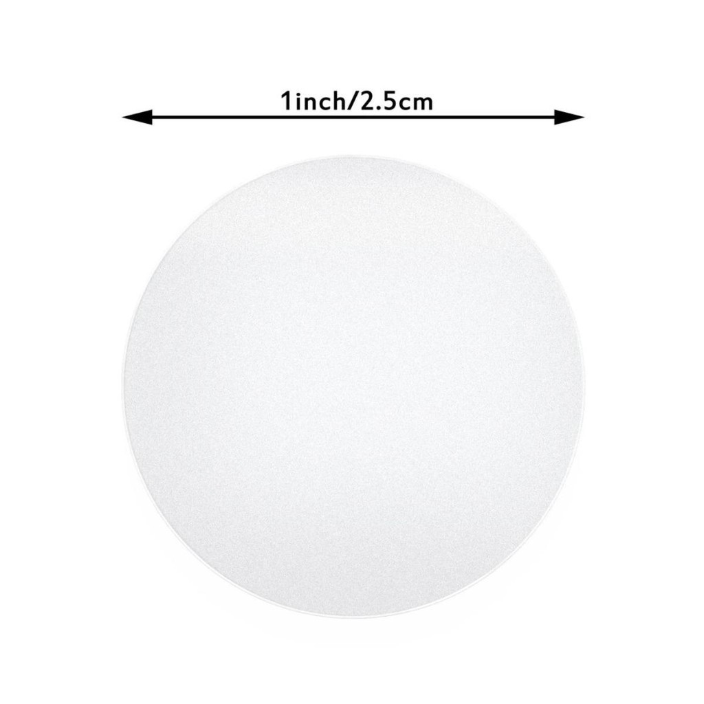 500Pcs/Roll Round Pvc Transparent Sticker Scrapbooking for Package and ...