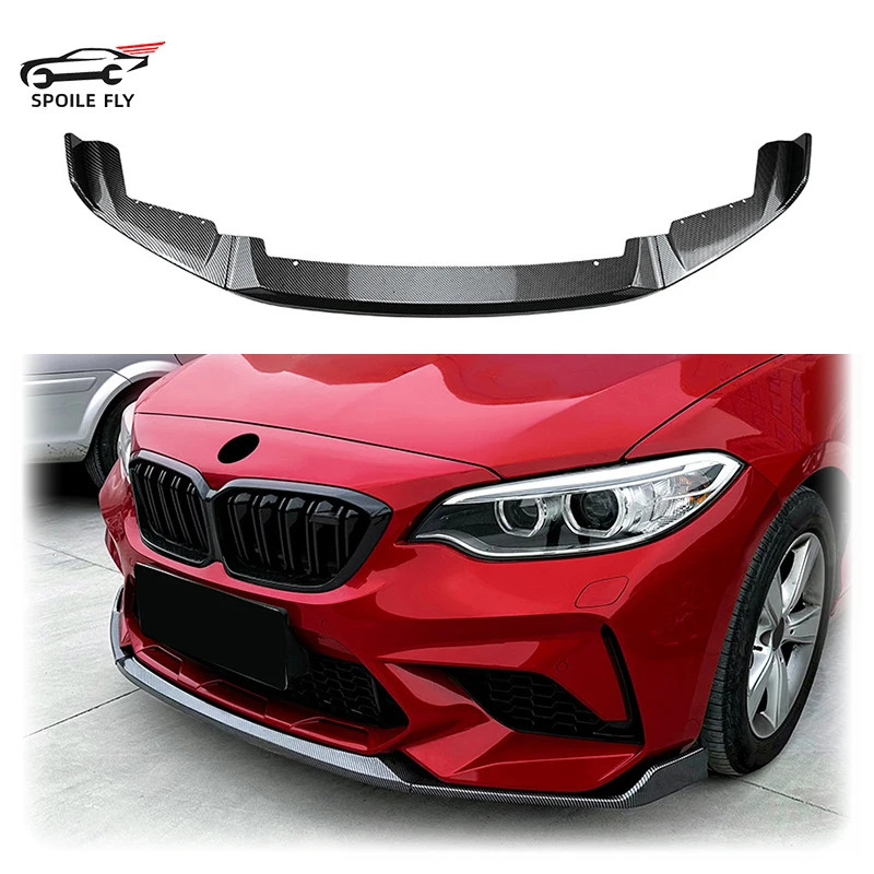 For BMW 2 Series F87 M2 CS Style 2016-2021 Car Front Bumper Lip Spoiler ...