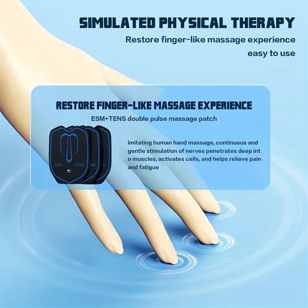 EMS Rechargeable Tens Unit Muscle Stimulator EMS Electric Pulse Impulse ...