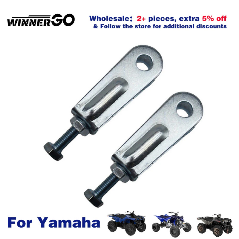 2x Motorcycle Wheel Chain Puller Adjusters Tensioner For Yamaha Banshee ...