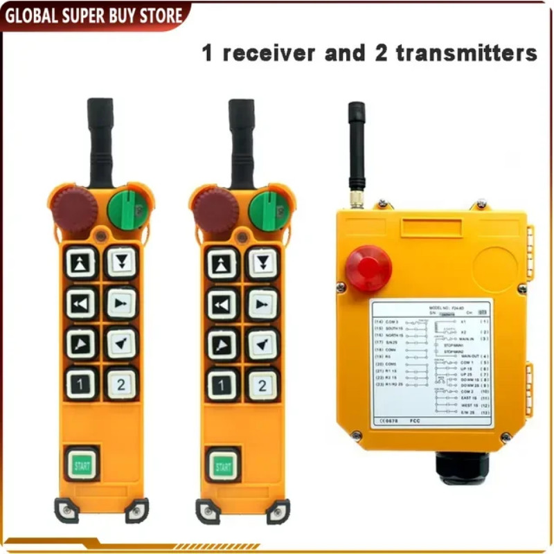 Dual Speed F24-8D/S Crane Driving Industrial Wireless Remote Control ...