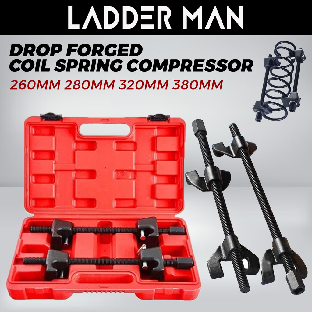 2pcs Drop Forged Coil Spring Compressor 260mm 280mm 320mm 380mm ...