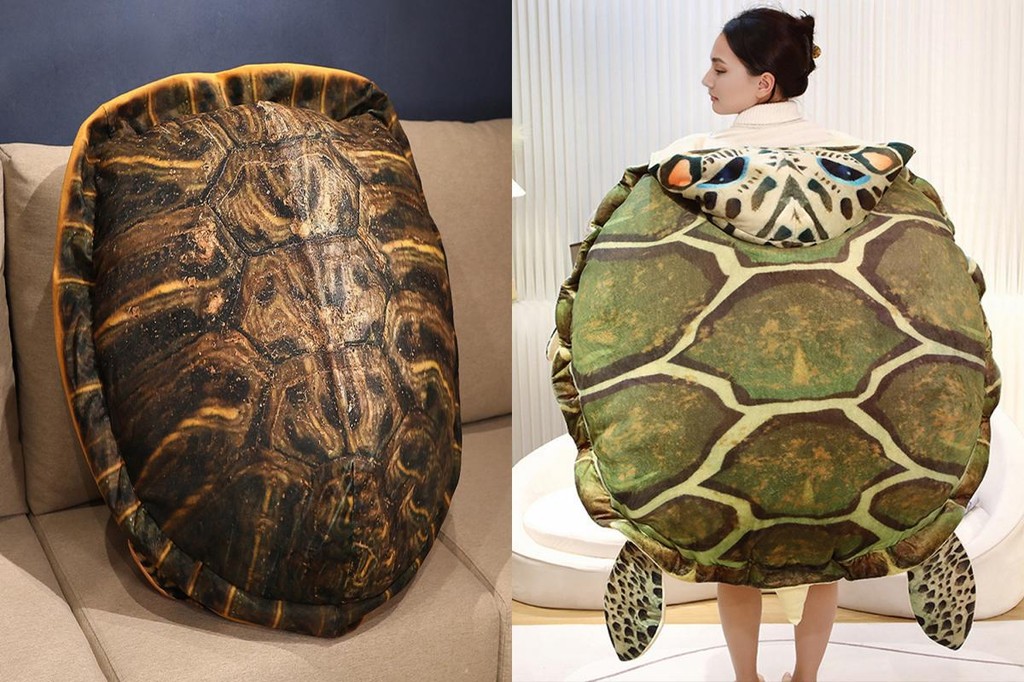 Wearable Turtle Shell Pillow Turtle Shell Hideaway Pillow 40 Inch Giant ...