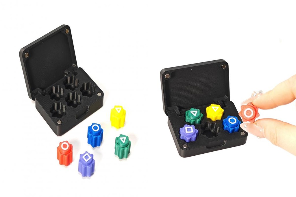 Kids Adults Pebble Toy Korean Stone Catching Game Set with Storage Box ...