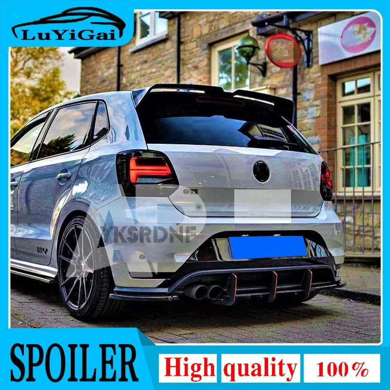 For VW Polo MK5 GTI 6R 6C 2009-2017 GTI Style Rear Roof Spoiler Wing ...