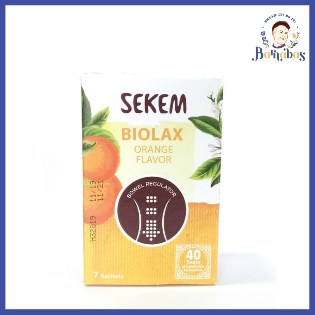 SEKEM BIOLAX ORANGE FLAVOR (7 SACHETS/BOX) | Shopee Malaysia