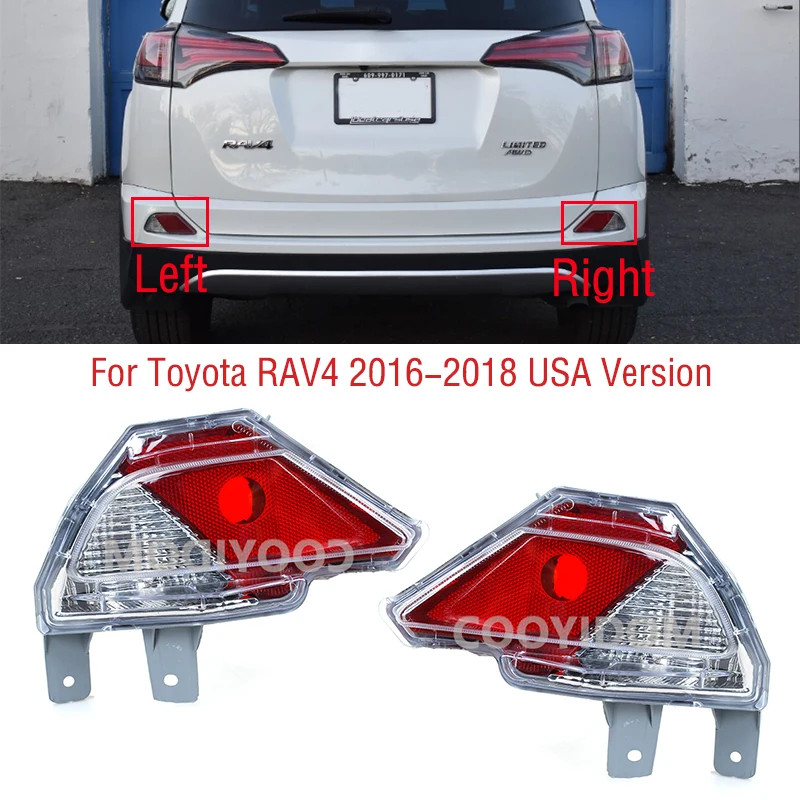 For Toyota RAV4 RAV 4 2016 2017 2018 USA Version Car Rear Bumper Brake ...
