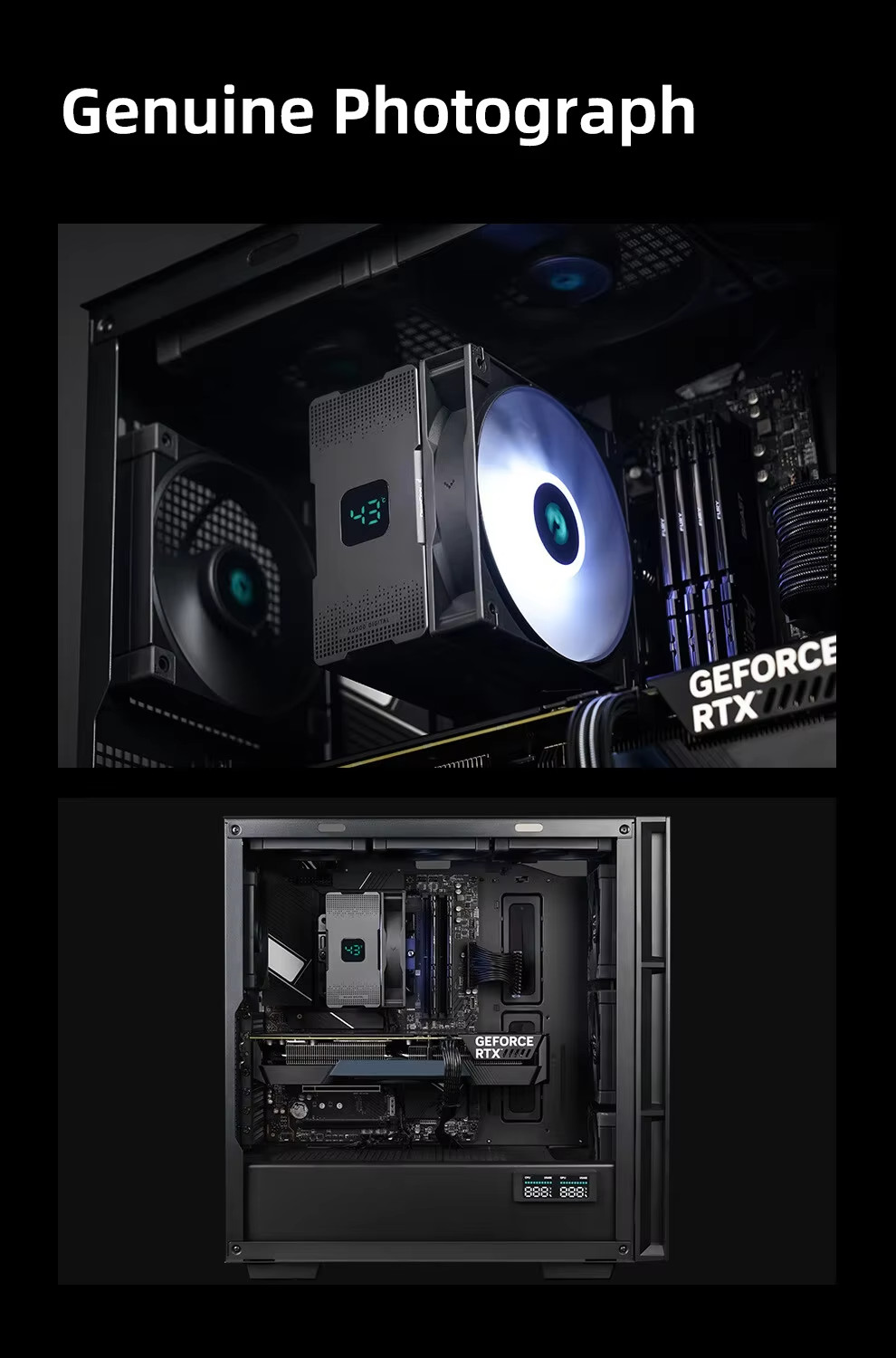 DEEPCOOL AG500 ARGB DIGITAL CPU AIR COOLER - BLACK / WHITE (1 YEAR ...