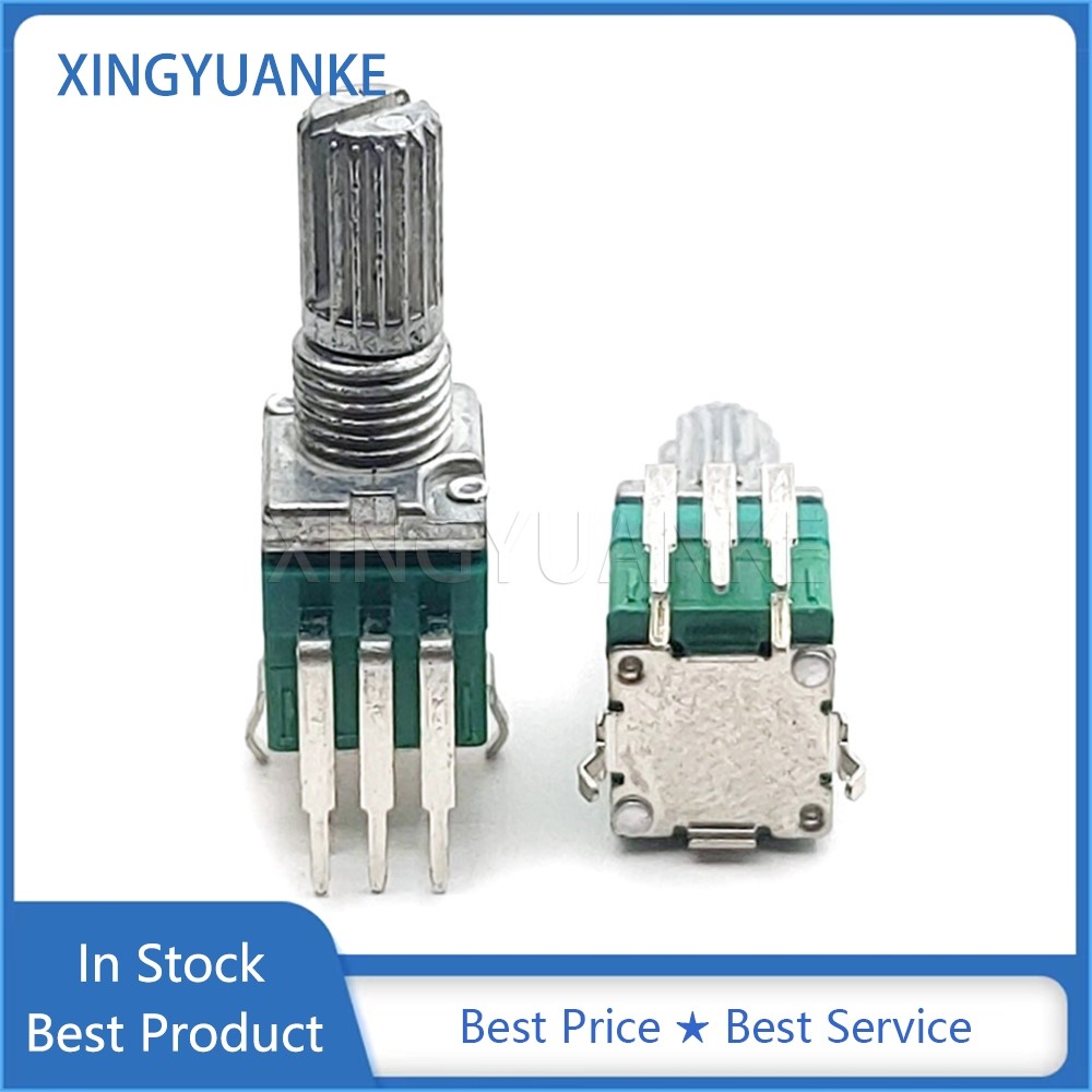 2Pcs/lot 097 Type Vertical Single 5Pins With Switch B50K RK097 Volume ...