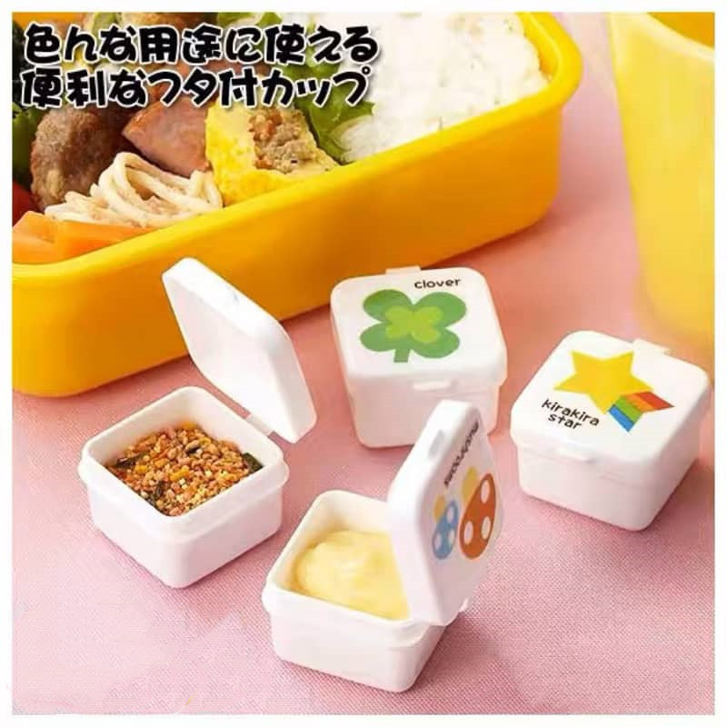 [READY STOCK] 4pcs/Set Mini Sauce Container Ketchup Chili Mayonnaise ...