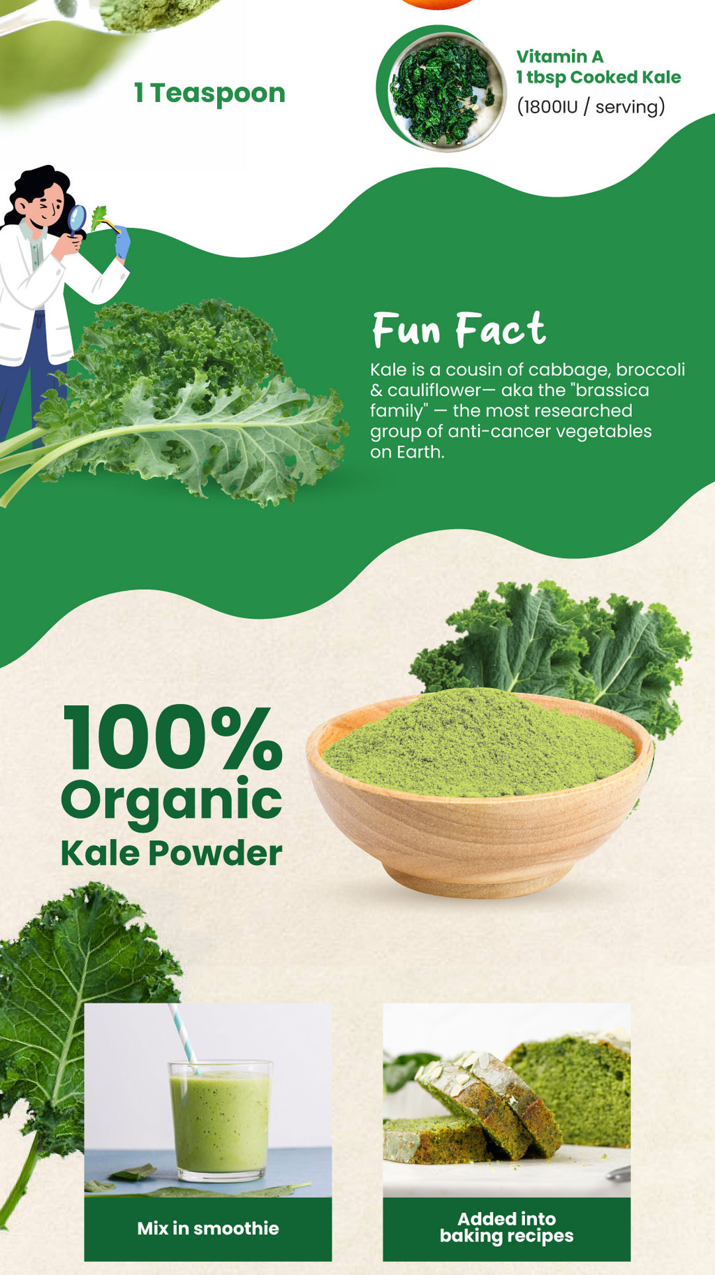 Love Earth Organic Kale Powder 185g | Shopee Malaysia