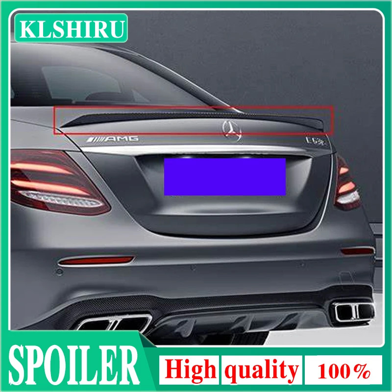 For Mercedes Benz W213 Spoiler 2016 2017 2018 2019-21 E-class E200 E300 E320 E63 Spoiler High ...
