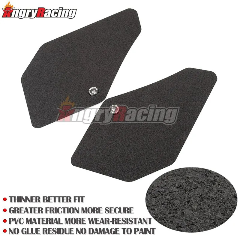 PVC Motorcycle Anti-slip Tank Pads Sticker Side Gas Knee Grip Traction ...