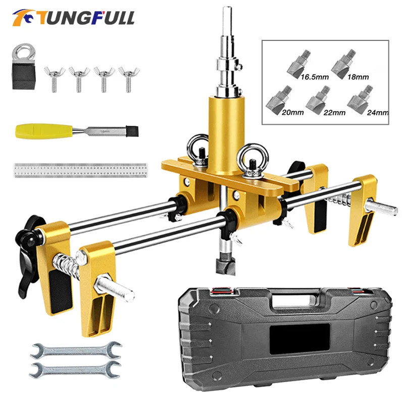 Wooden Door Slotter Set Lock Hole Opener Kit Lock Mortiser Slotter Jig ...