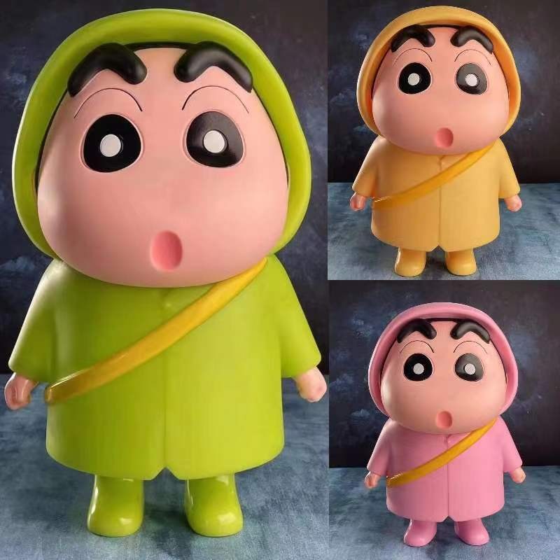 New Crayon Shin-Chan Figure Large Nohara Shinnosuke Cute Raincoat ...