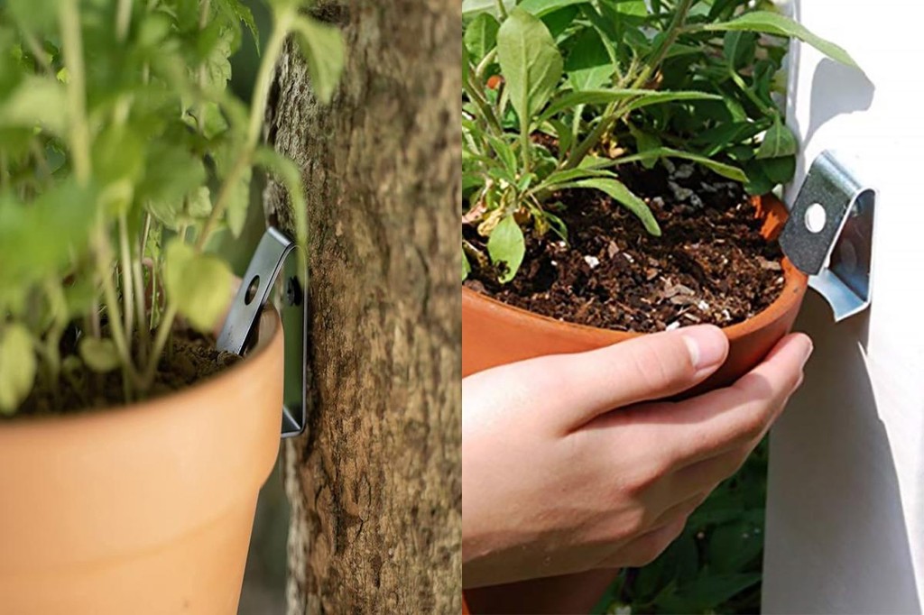 SPRINGGREEN| Strong Load-bearing Plant Clamp Flower Pot Clamp Holder ...