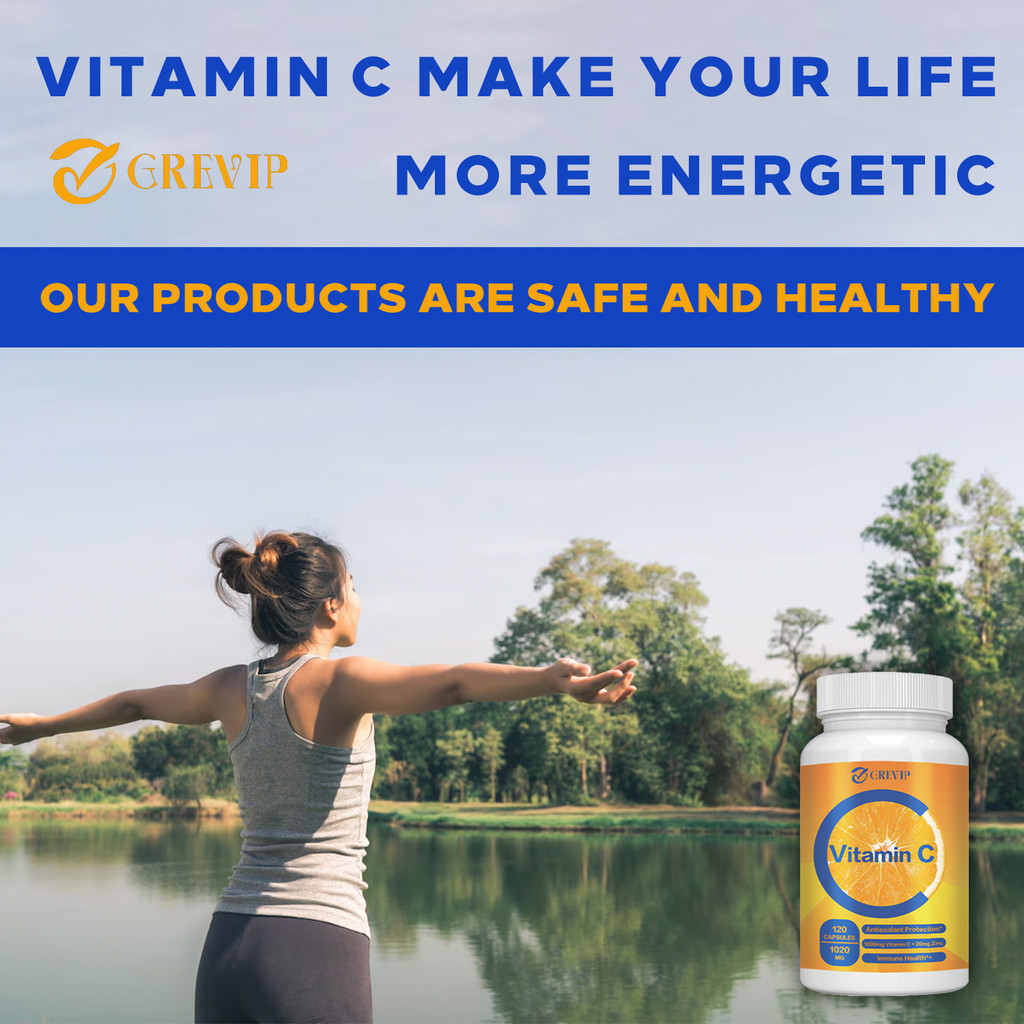 Vitamin C Plus Zinc | 30/60/120 Capsules | Bioavailable | Ascorbic Acid ...