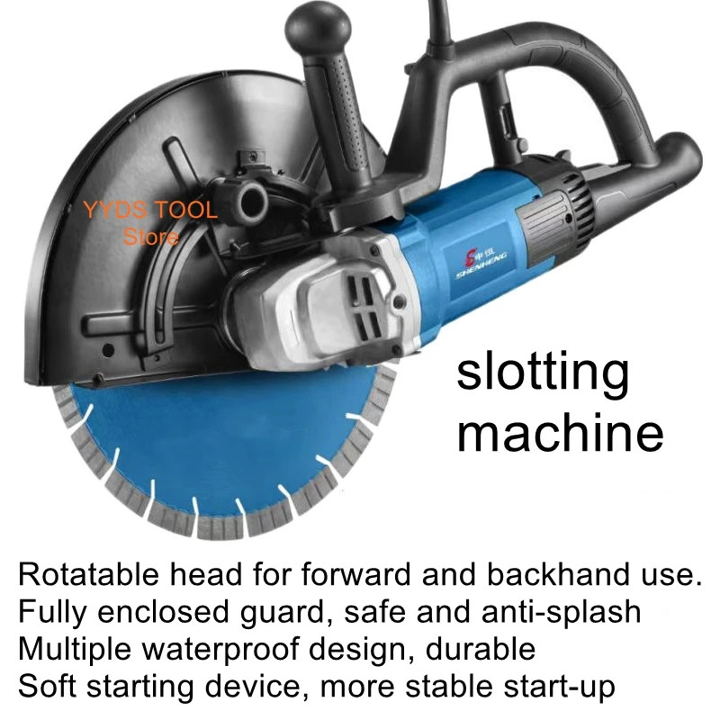 SH355 trenching machine plumbing trenching floor cutting machine wall ...