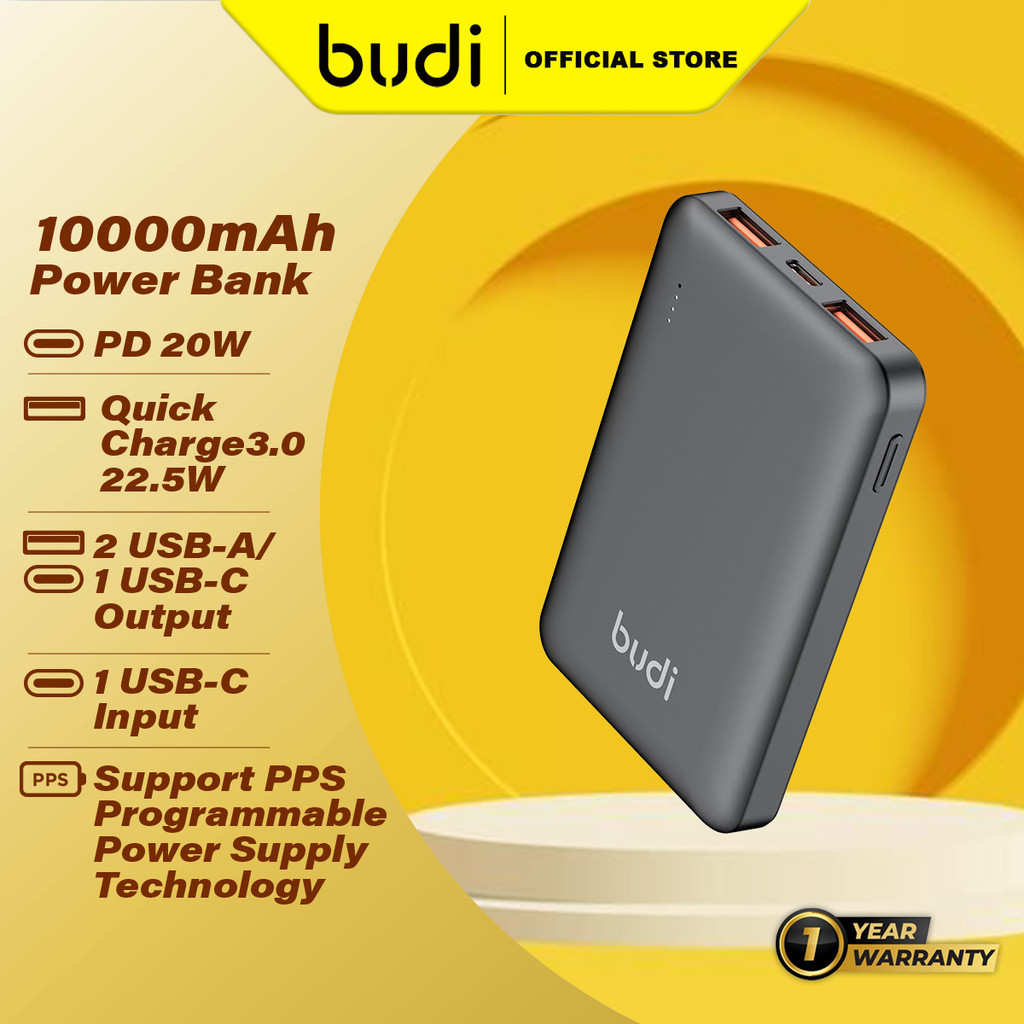 Budi Super Mini Powerbank Original Fast Charging Portable Power Bank ...