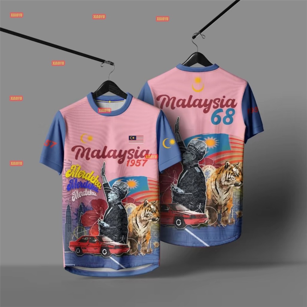 2025 Baju Merdeka 68 Tahun baju jersey Ethnic o-neck T-shirt t shirt ...