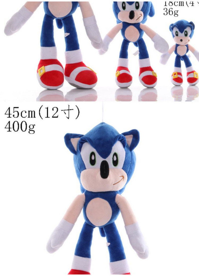New Pattern Super Sonic Mouse Amy Rose Plush Doll Sonic Hedgehog Doll ...