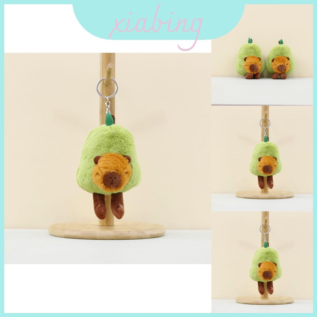 Capybara Avocado Charming Plush Doll Cute Water Capybara Soft ...