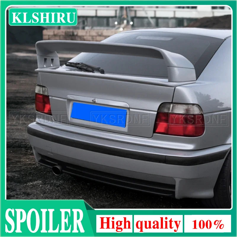 For BMW E36 M3 spoiler 1990-2000 BMW M3 series spoiler with light ABS ...