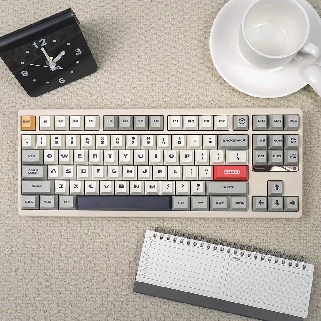 Mario pixel art Keycaps PBT Cherry Profile 152 keycaps set for ...