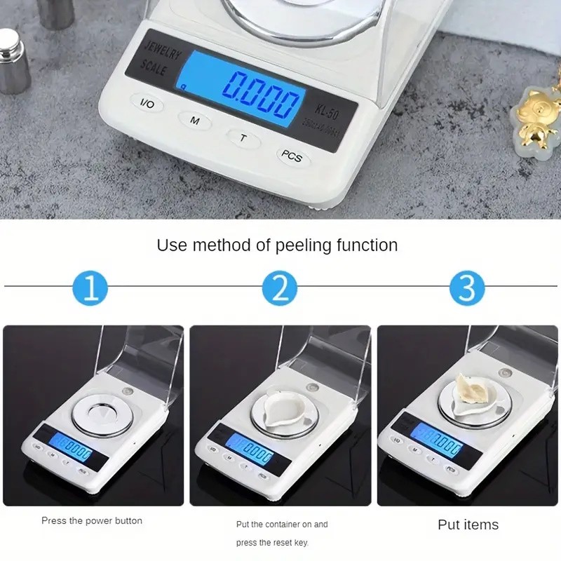 100g 0.001g Jewelry Scales Digital Kitchen Food Weighing Scales ...