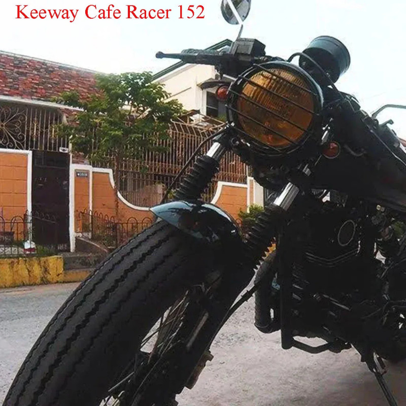 Motorcycle Fit Keeway Cafe Racer 152 Lampshade Headlamp Guard For ...