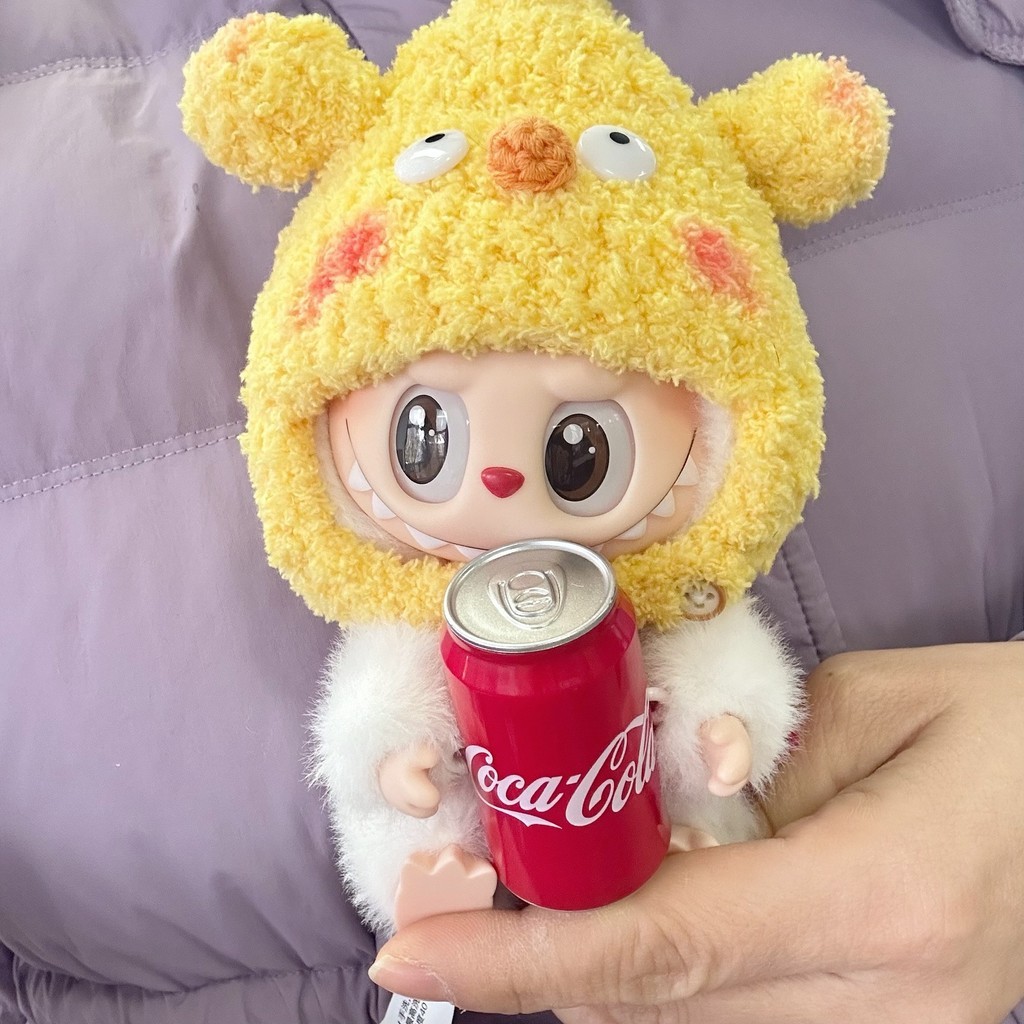 For 15cm Labubu V3 V2 V1 Doll Accessories Cartoon handmade Chicken Leg ...